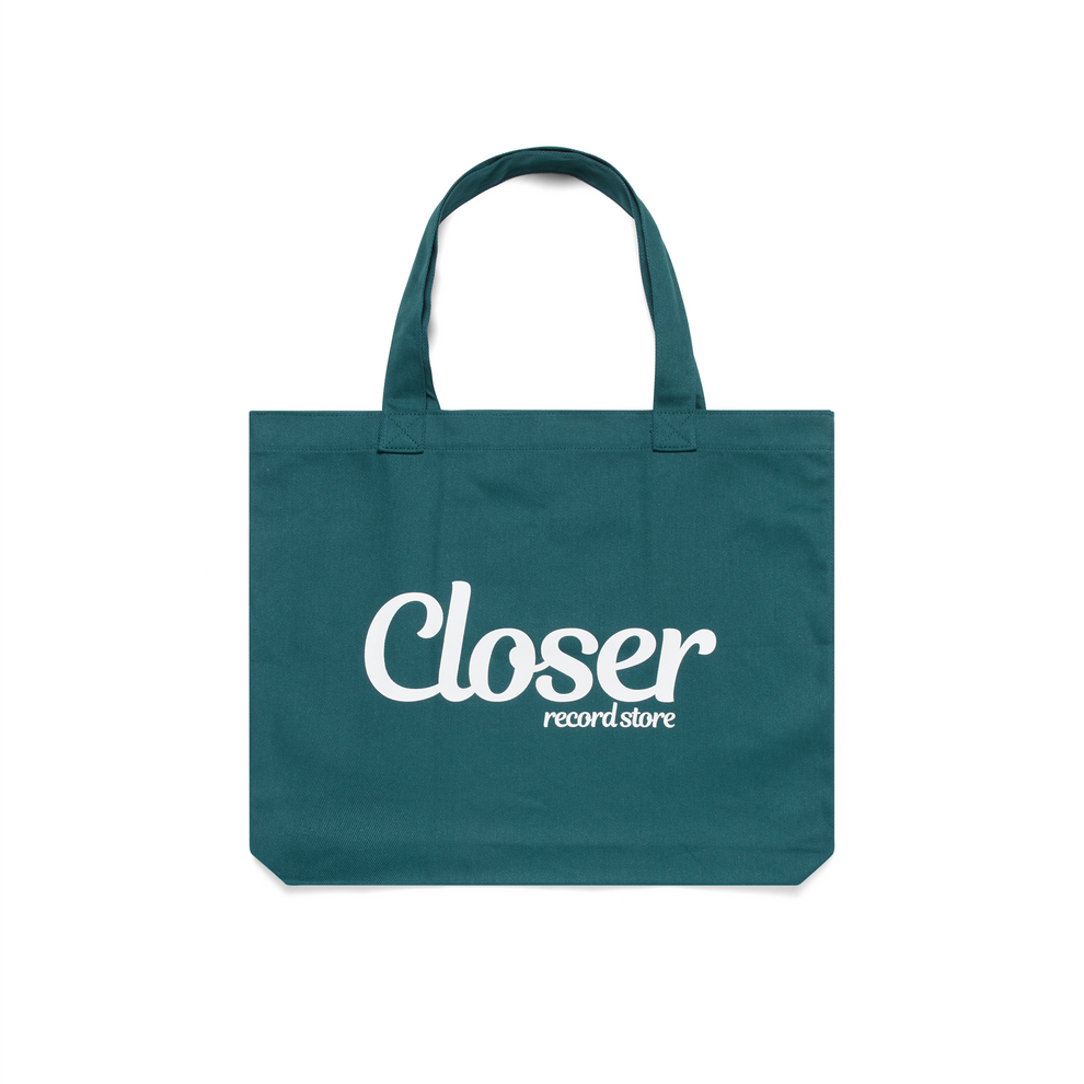Closer Record Store Staple Tote (Green/White) – CLOSER